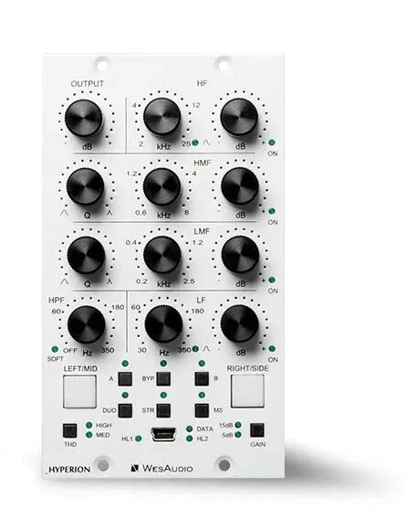 Wes Audio Hyperion Ng500 Fully Analog Parametric Equalizer With Digital Recall Full Compass