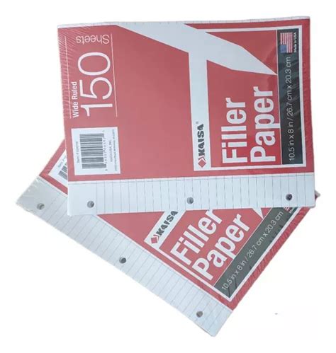 Repuesto De Hojas Carpeta Raya MercadoLibre