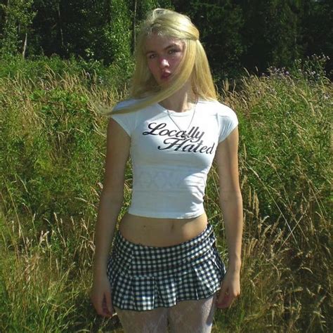 90s Women Y2k Crop Tops Locally Hated Letter Print Harajuku Summer T