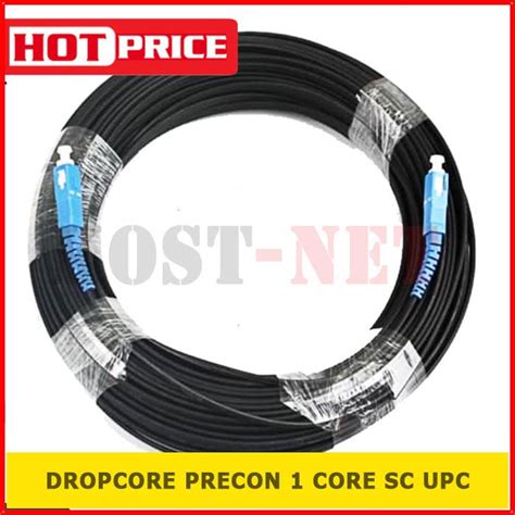 Jual Kabel Fo Dropcore Prekon 1 Core Sc Upc 50 Meter Kabel Fiber Optik 50m Shopee Indonesia