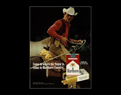 1972 Marlboro Cigarettes Marlboro Man Original Magazine Ad Etsy