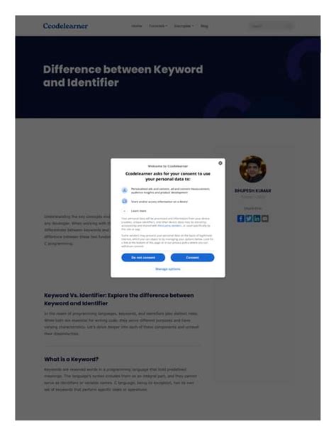 difference between keyword and identifier pdf