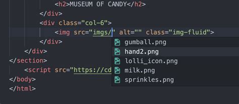 Html File Completions Should Show Thumbnails · Issue 164779