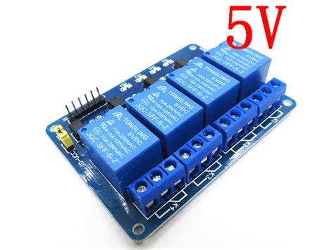 Módulo relé canales con optoacoplador electrónica inteligente varper cl