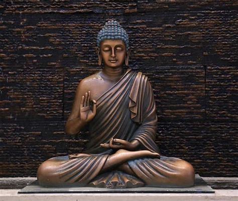 Bronze Equanimity Sitting Meditating Buddha Statue For Sale