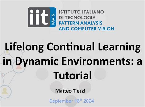 Lifelong Continual Learning In Dynamic Environments A Tutorial • Collectionless Ai