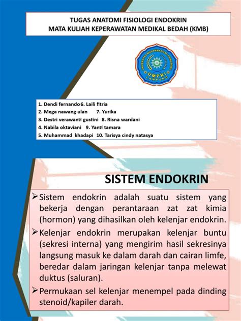 Kelompok 1 Endokrin Pdf Pengembangan Diri Kesehatan Holistik