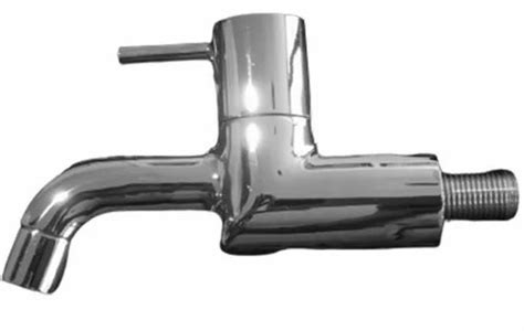 Pneutech Stainless Steel Long Body Bib Cock For Bathroom Fitting Size