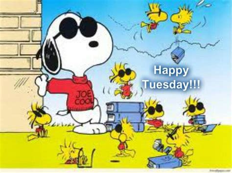 Happy Tuesday Snoopy Love Snoopy Und Woodstock Woodstock Bird Happy