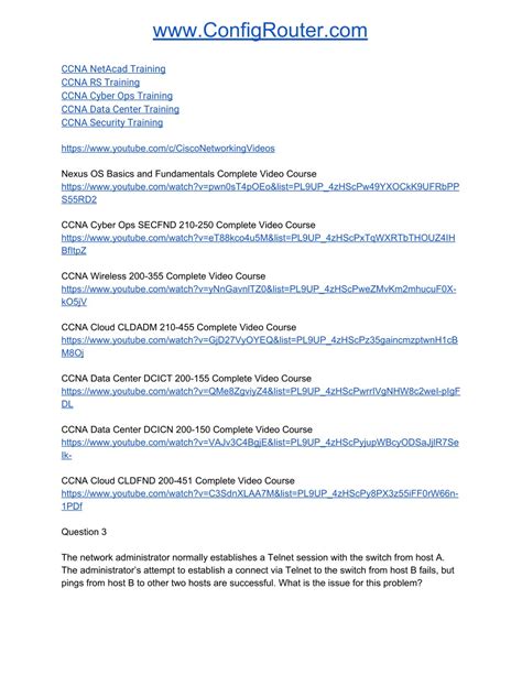 Ppt Ccna 200 125 Exam Switching Questions With Answers Powerpoint Presentation Id 7734493