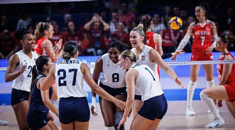 2023 Fivb Womens Volleyball Nations League Week One Usa Volleyball