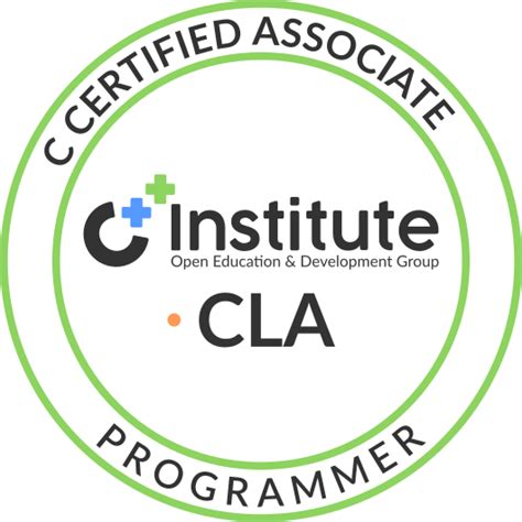 CLA C Certified Associate Programmer Certification