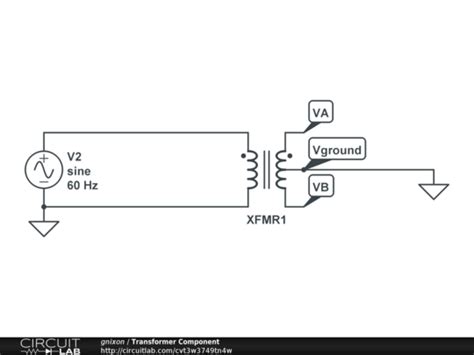 Transformer Component CircuitLab