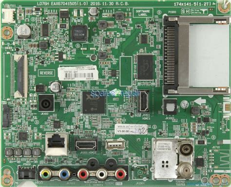 LG 43LJ515V - Main AV - EBT64424121 - EAX67041505(1.0) - £37.20 ...