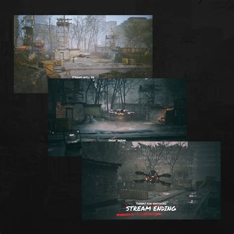 Extraction Unreal Engine Animated Streamtwitch Overlay Pack Extraction Shooter Stream