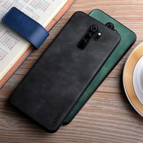 Кожаный чехол для Redmi Note 8 Pro 8 2021 8T, чехол с защитой от ...
