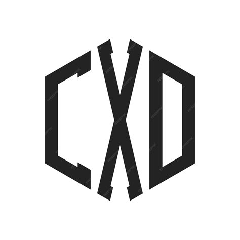 Premium Vector Cxd Logo Design Initial Letter Cxd Monogram Logo Using