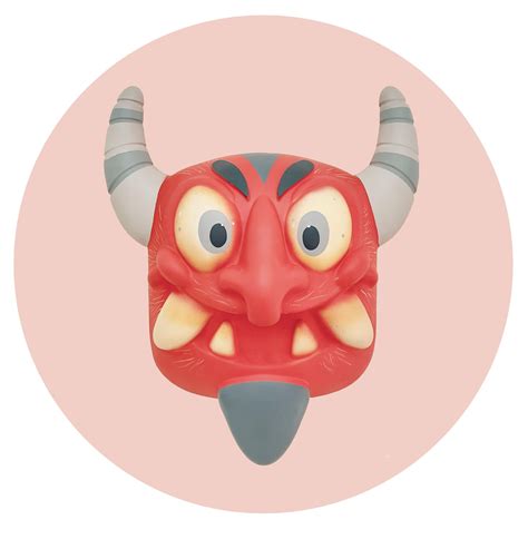 Mr Mitote Diablito 3 Art Toy Red Devil Pop Art Mexican Mask