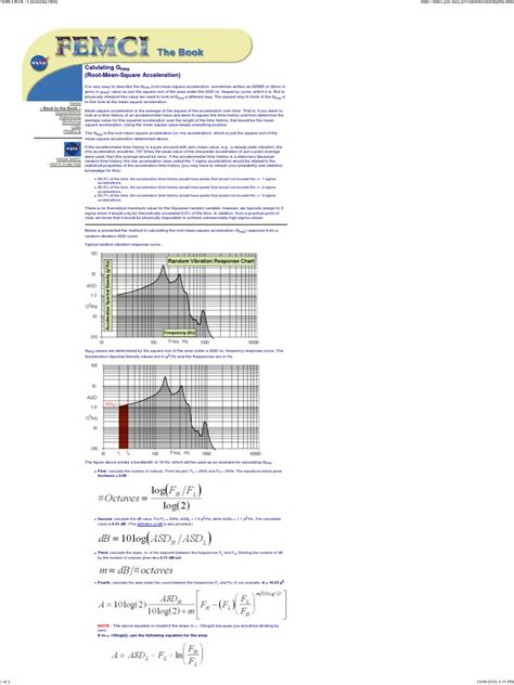 Femci Book Calculating Grms Pdf Root Mean Square Microsoft Excel
