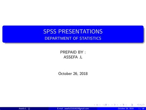 Spss Presentationpdf