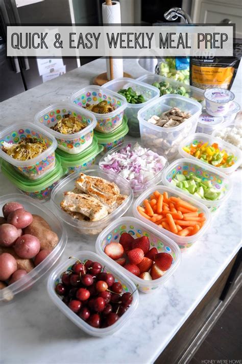 Healthy Weekly Meal Prep Honey Were Home Bloglovin
