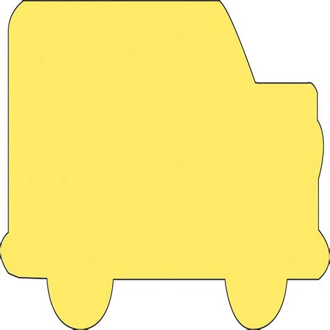 creative shapes etc sticky shape notepad school bus oriental trading