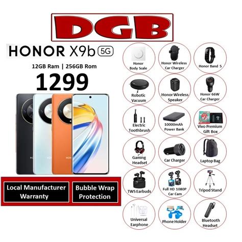 Honor X9b 5g 12gb8gb Extended Ram256gb Rom Triple 108mp Camera
