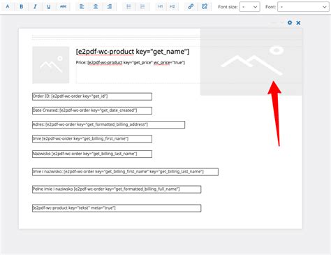 Adding Acf Image To Woocommerce Product Pdf Help Desk E2pdf