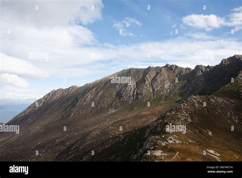 Goat Fell And North Goat Fell Viewed From The Slopes Of Cir Mhor Above