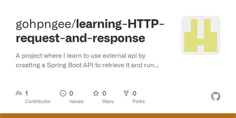 Github Gohpngeelearning Request And Response A Project Where I