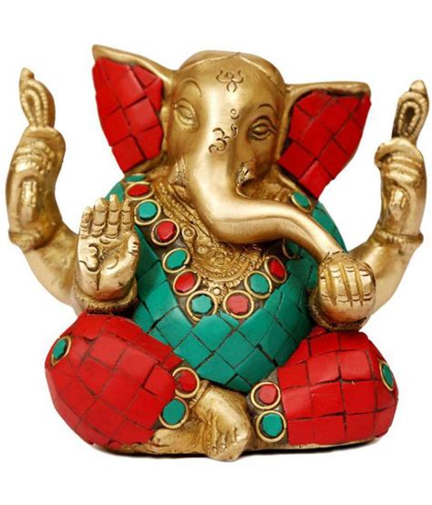 Moradabad Handicrafts Ganesha Brass Idol Buy Moradabad Handicrafts