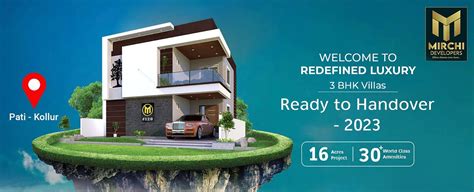 Mirchi Developers Luxury Villas In Hyderabad Villas For Sale In