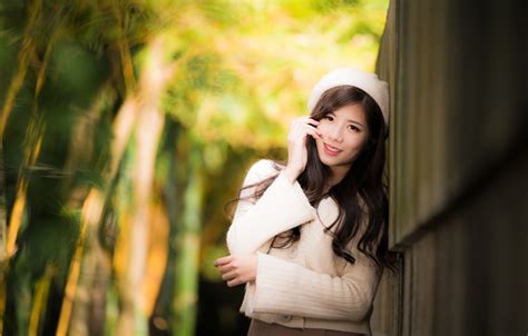 Wallpaper Girl Smile Asian Cutie Bokeh For Mobile And Desktop Section девушки Resolution