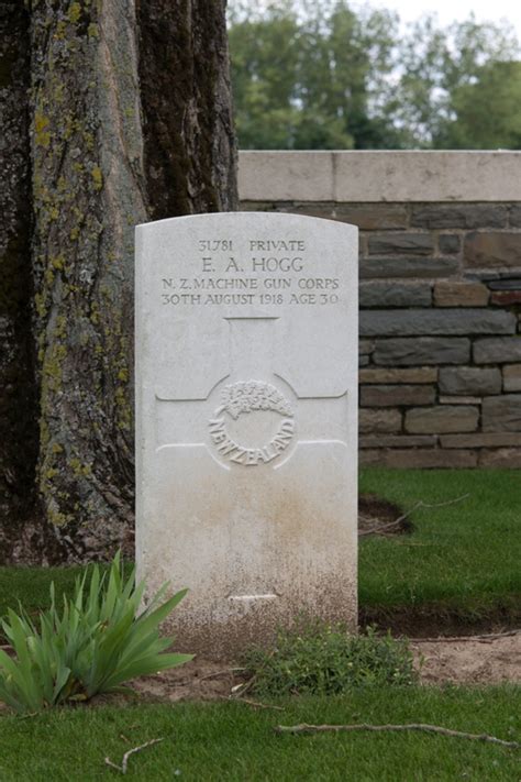Edward Andrew Hogg New Zealand War Graves Project