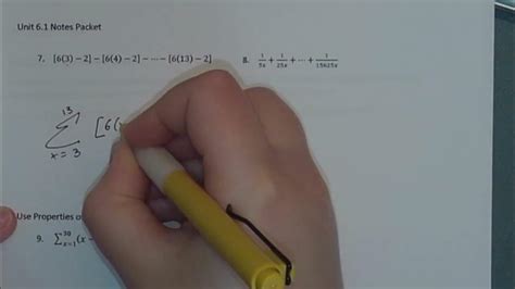 Summation Notation Youtube