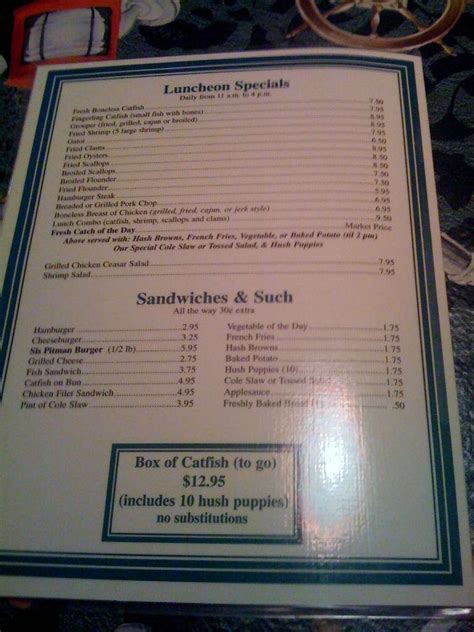 Menu At The Nauti Lobstah New England Seafood Apopka Restaurant Apopka
