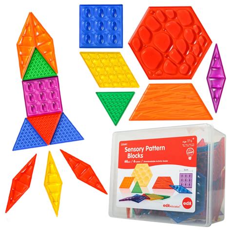 Translucent Sensory Pattern Blocks National Autism Resources