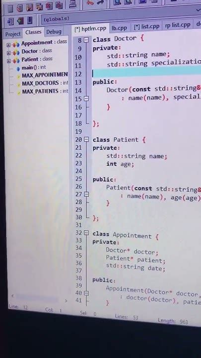 Hospital Management Dev C Coding Code Cpp Codemasters