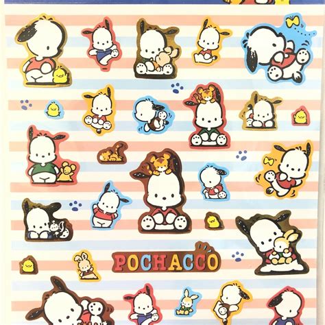 Pochacco Cute Stickers Sanrio Licensed Sold Only In Japan Ebay