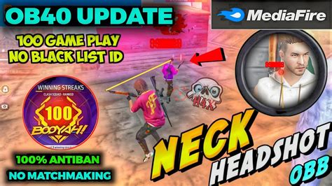 Ob40 Auto Headshot Config File Free Fire Aimbotaimlock Headshot