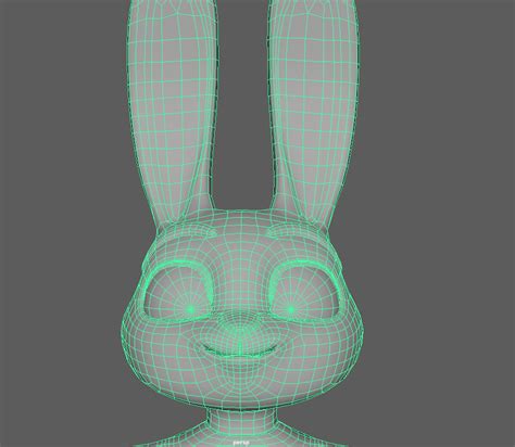 Judy Hopps 3d Model On Behance Judy Hopps 3d Model On Behance