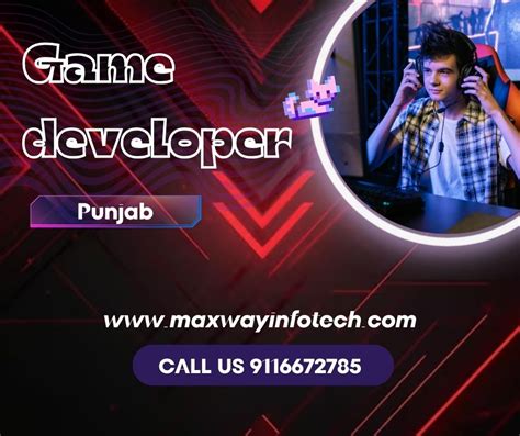 Game Developer Punjab Maxway Infotech