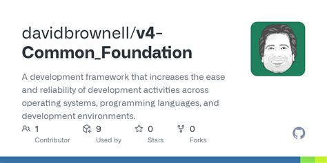 GitHub Davidbrownell V4 Common Foundation A Development Framework