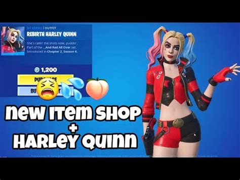NEW Fortnite Item Shop REBIRTH HARLEY QUINN SET YouTube