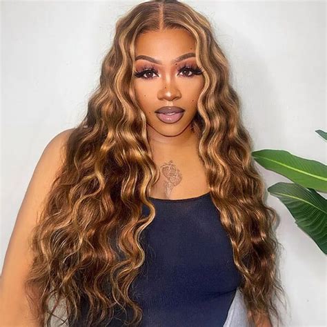 Ishow Ppb™ Invisible Knots Hd Lace Highlighted P427 Ready To Wear Wig