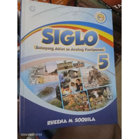 Siglo Batayang Aklat Sa Araling Panlipunan G5 Shopee Philippines