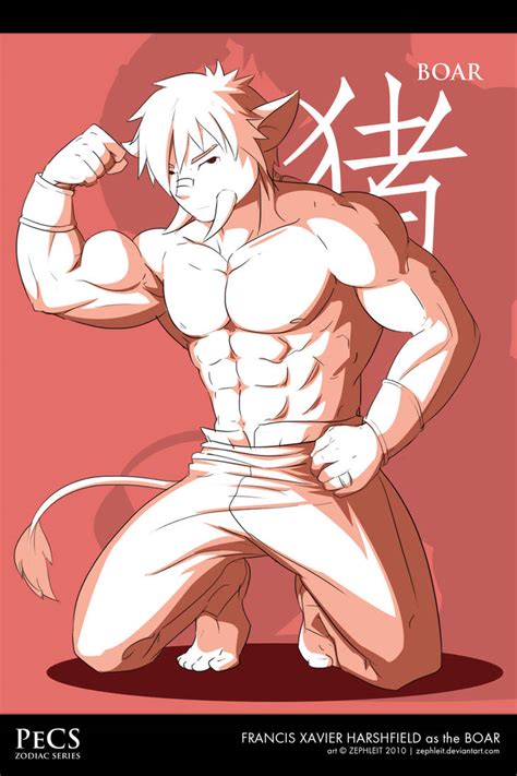 Pecs Zodiac The Boar By Zephleit On Deviantart
