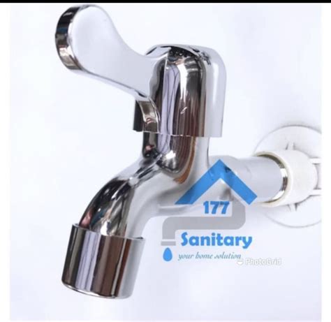 Kran Tembok Inch Stainless Steel Taman Stanlis Kran Tembok Minimalis Kran Air Sus Anti