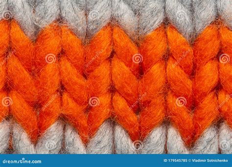 Colorful Knit Sweater Texture Macro Stock Image Image Of Multicolored