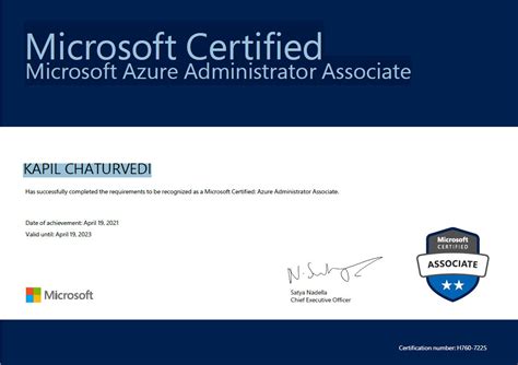 Kapil Chaturvedi On Linkedin Delighted Completed The Microsoft Azure Administrator Associate